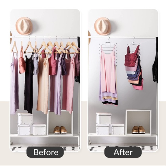 Storage & Organization | Tank Tops Hangersbra Hanger Metal Space Saving ...